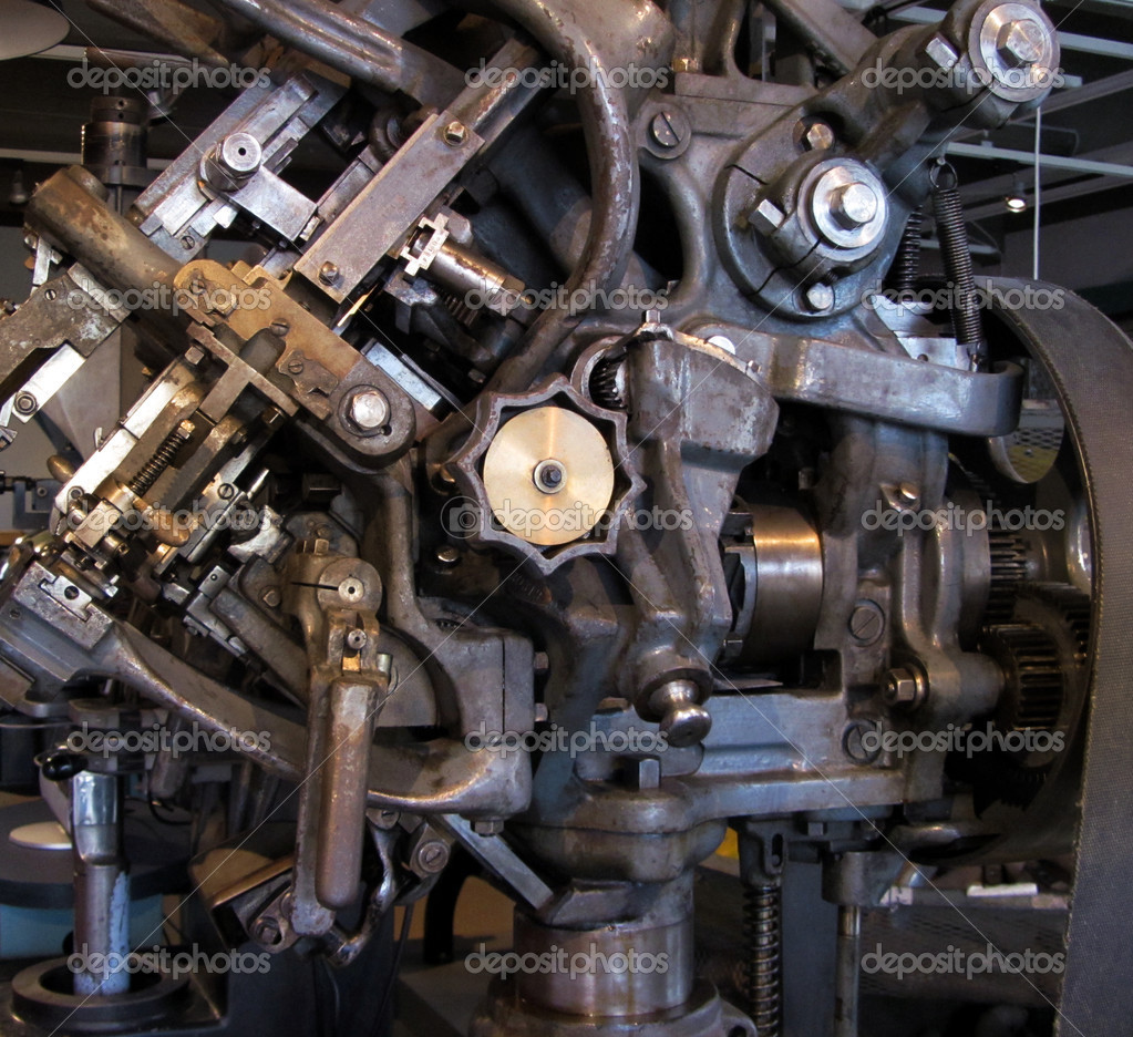 Old factory machine detail — Stock Photo © anterovium #24079091