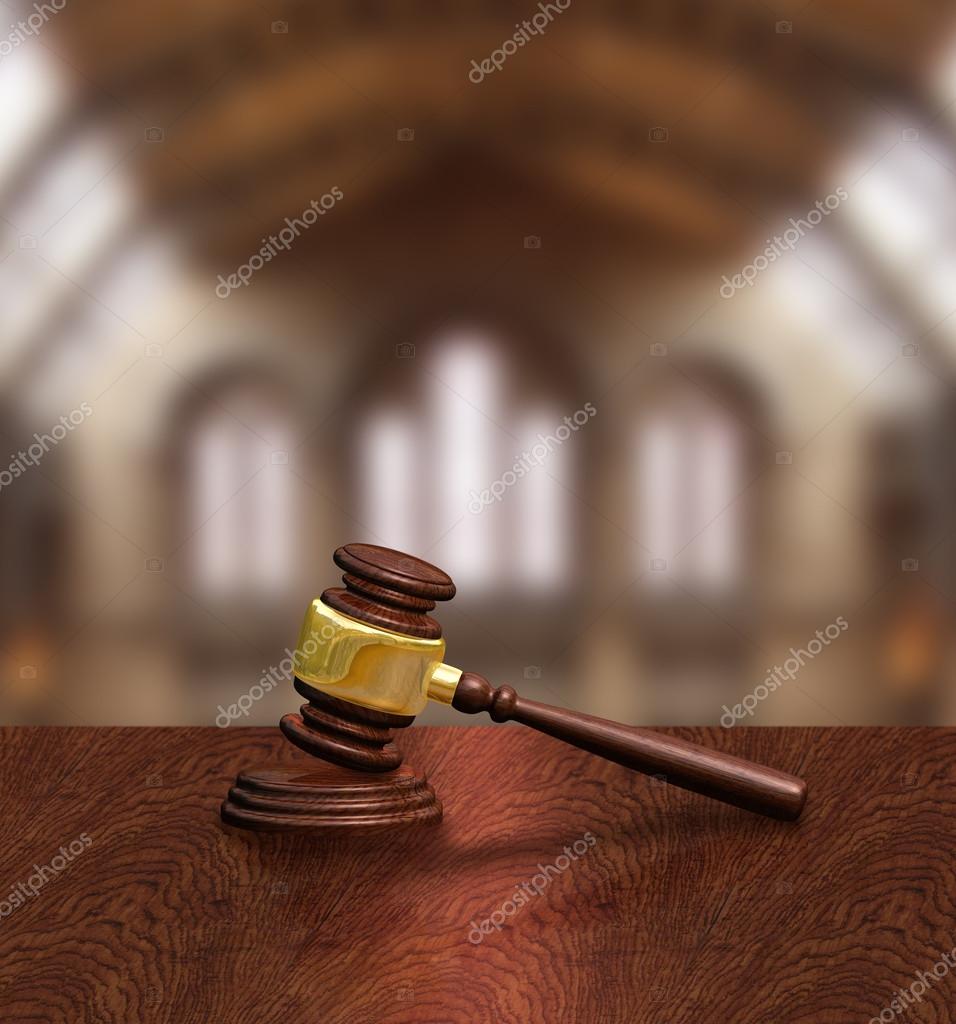 Judges gavel in courthouse, justice concept Stock Photo by ©anterovium ...