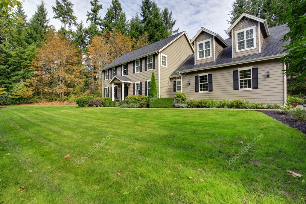 Large classic house exterior — Stock Photo © iriana88w #49033727