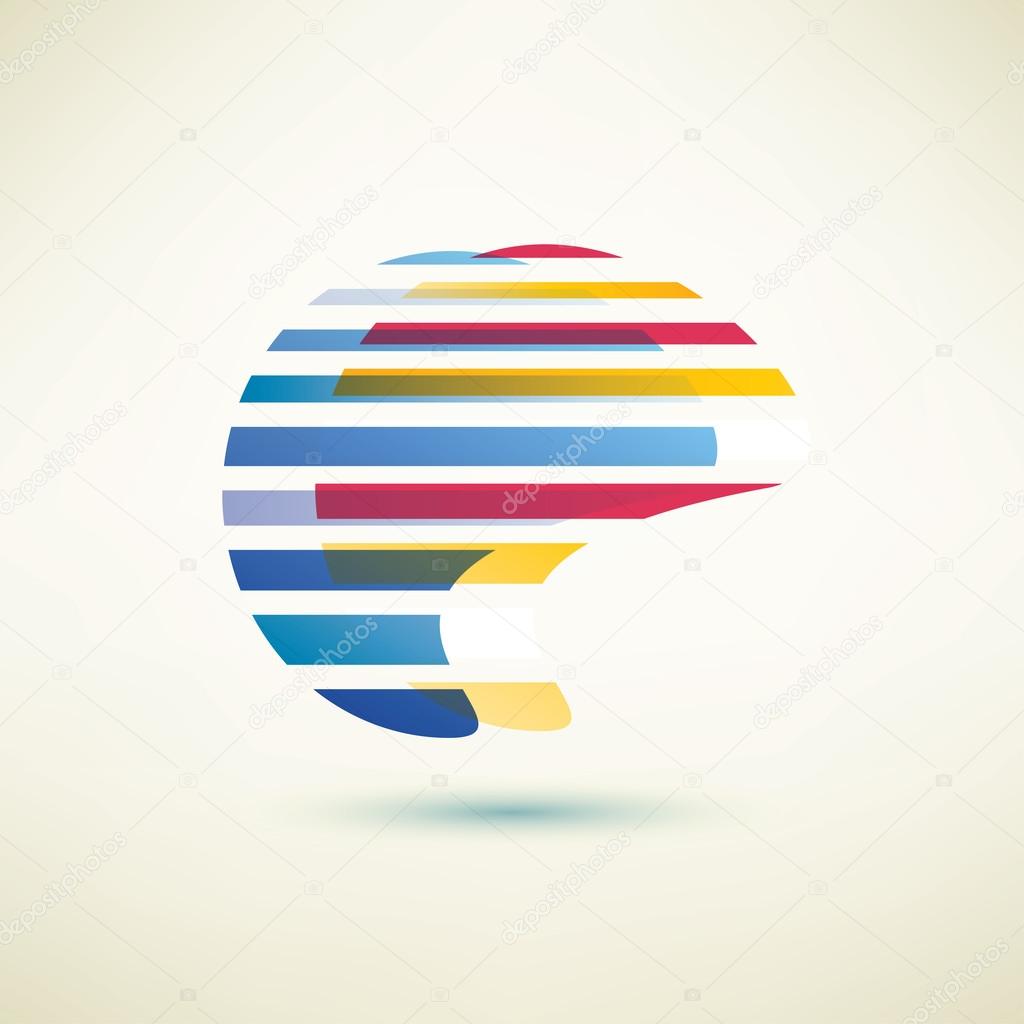 Abstract globe shape, vector symbol Stock Vector Image by ©baldyrgan ...