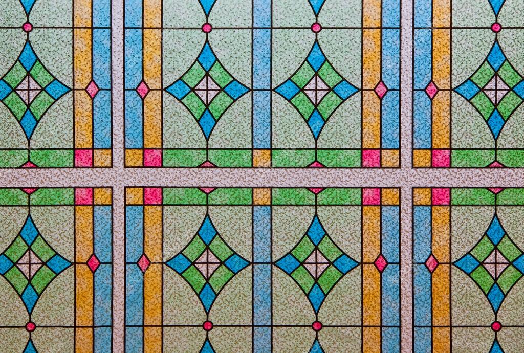 Stained Glass Window Pattern — Stock Photo © tamifreed #23441000
