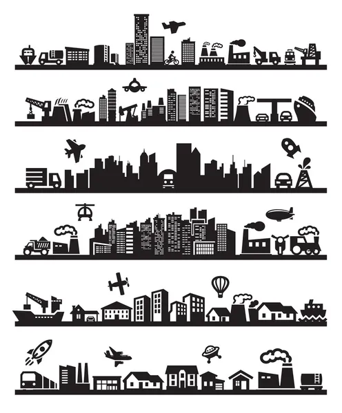 Pinggiran kota Vector Art Stock Images | Depositphotos