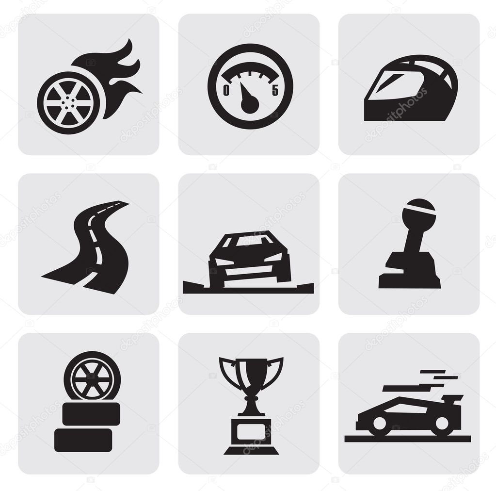 Race icons Stock Vector Image by ©bioraven #13823474