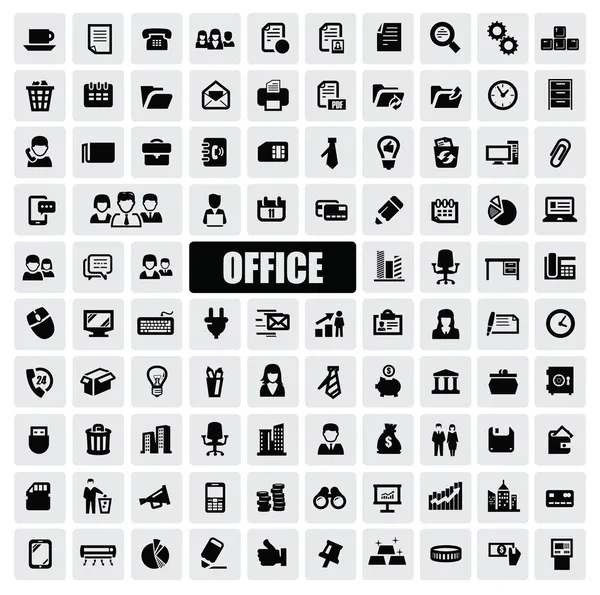 ᐈ Office icons stock images, Royalty Free office icons illustrations ...