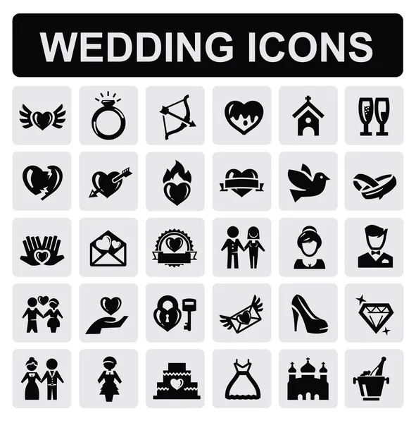 Wedding icons, Royalty-free Wedding icons Vector Images & Drawings ...