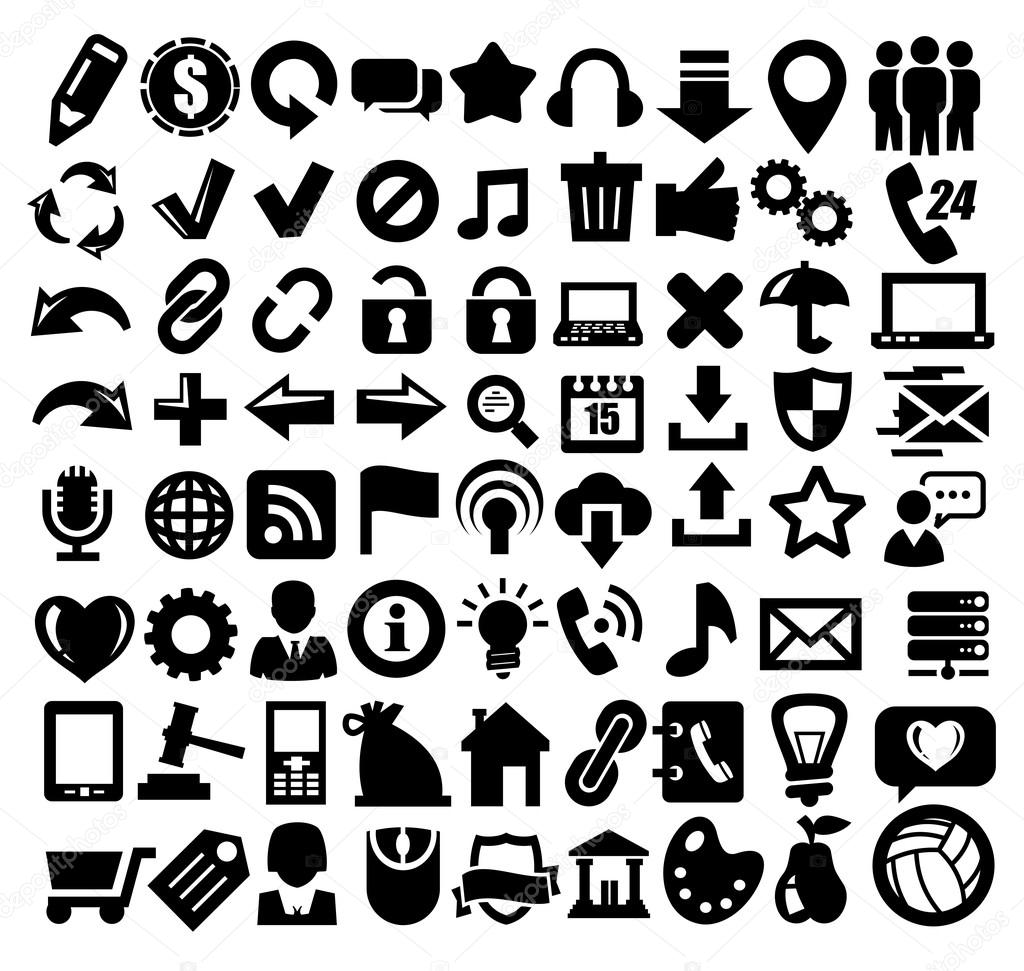 324 web icons Stock Vector Image by ©bioraven #18081331