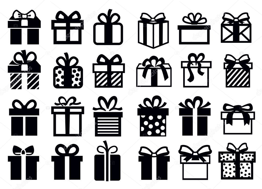 Gift icon Stock Vector Image by ©bioraven #24050423