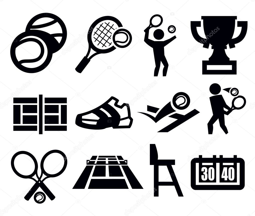 Tennis icon Stock Vector Image by ©bioraven #25352759