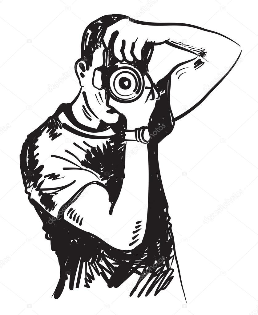 Vector Photographer Stock Vector by ©bioraven 30022997