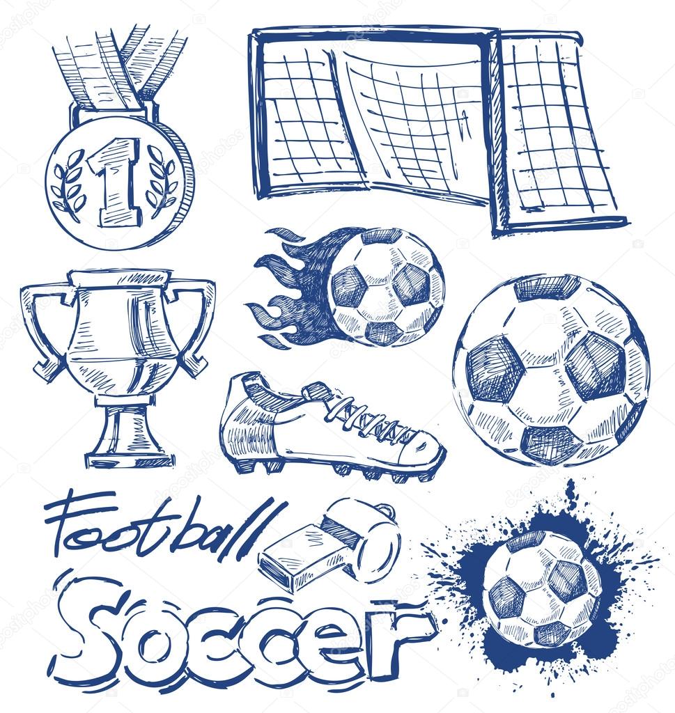 How To Draw Soccer Stuff