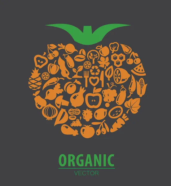 Fruits and vegetables Vector Art Stock Images | Depositphotos