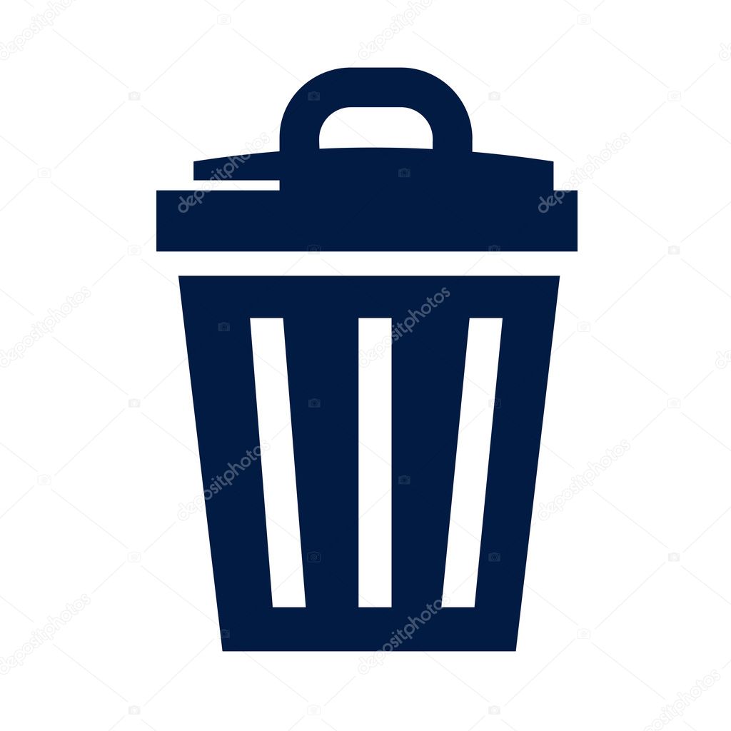 Blue Bin Icon