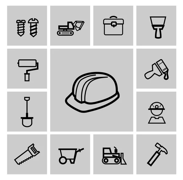 Construction set — Stock Vector © bioraven #11753784