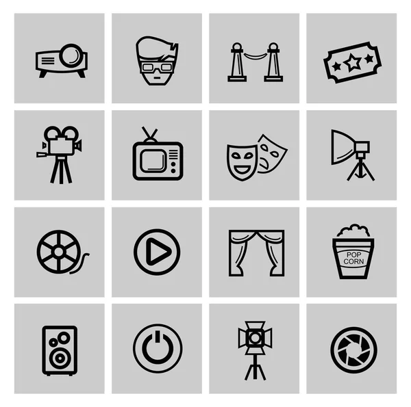 Movie icons Stock Vector Image by ©bioraven #13887173