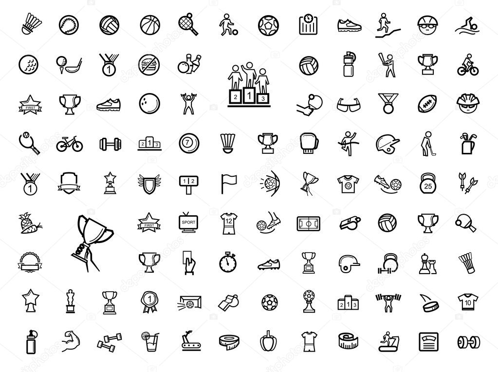 Sports icons — Stock Vector © bioraven #41927143 Sports icons — Stock Vector © bioraven #41927143