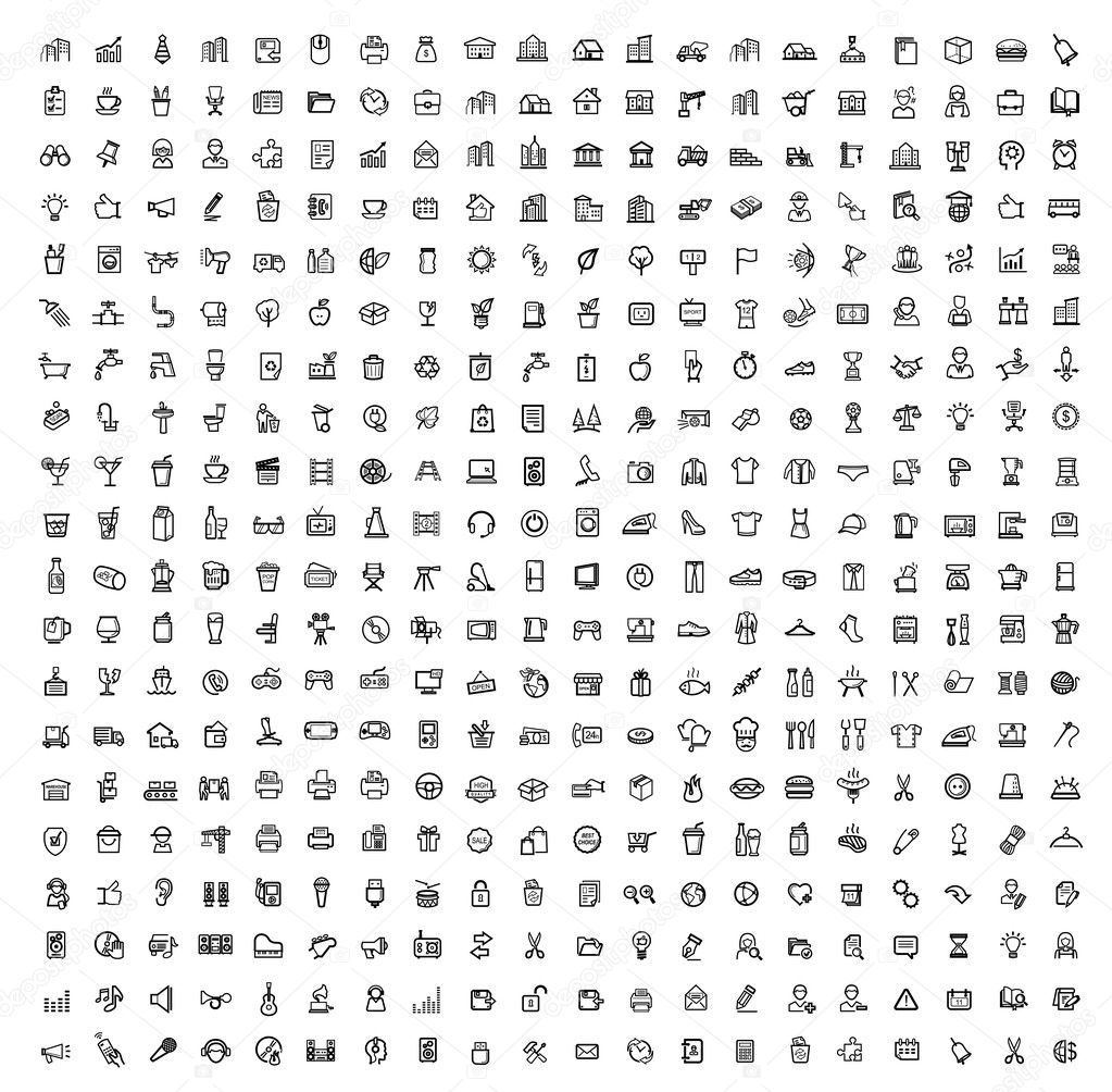 Vector black 400 universal web icons set — Stock Vector © bioraven ... Vector black 400 universal web icons set — Stock Vector © bioraven ...