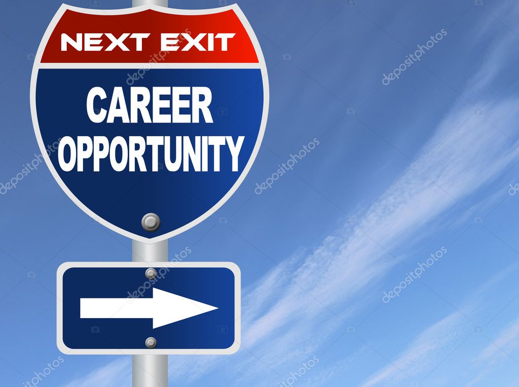 Career opportunity road sign — Stock Photo © payphoto #34523411 Career opportunity road sign — Stock Photo © payphoto #34523411