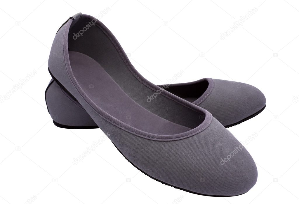 Gray shoes — Stock Photo © nbriam #40614025