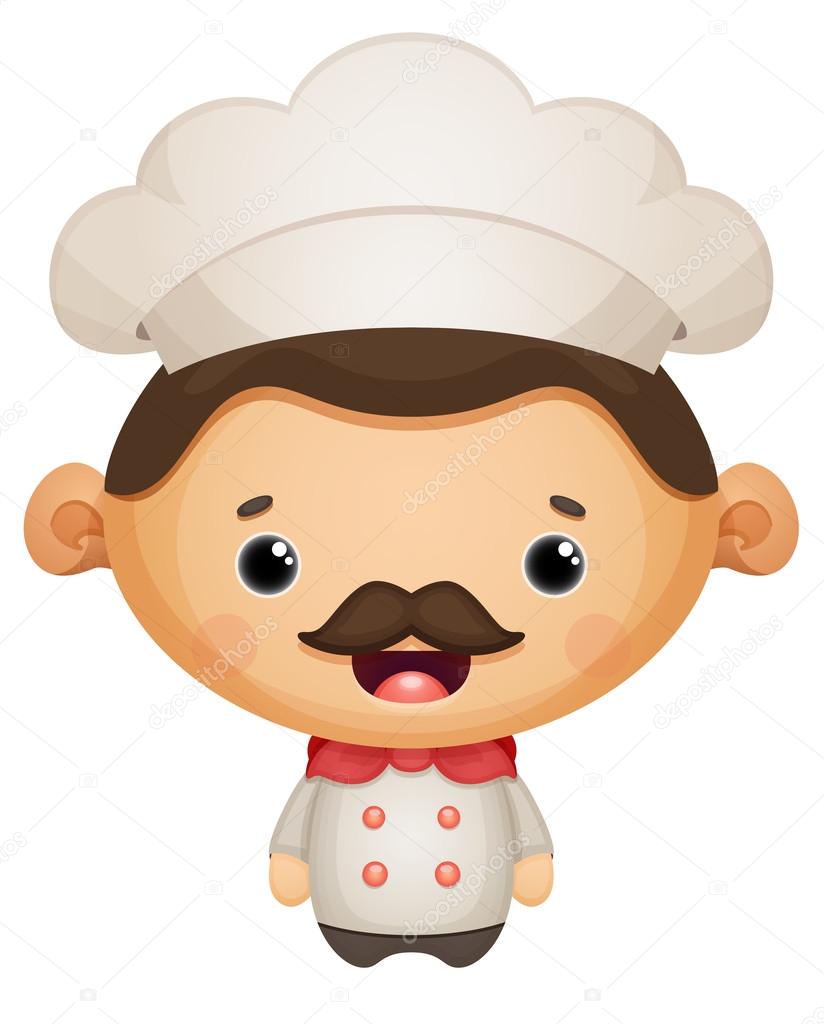 Chef de dibujos animados Vector de stock por ©Real_Illusuion 33376889