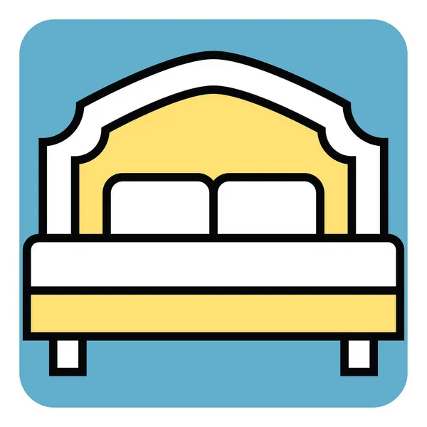 Queen size bed Vector Art Stock Images | Depositphotos
