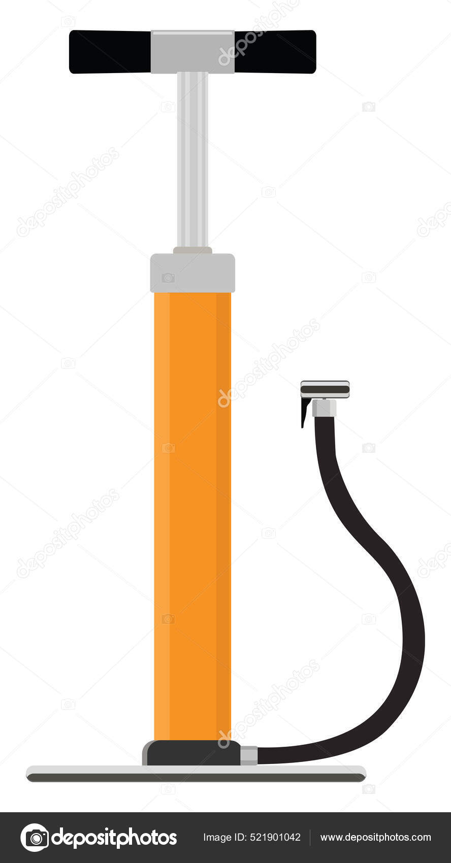 Air Pump Illustration Vector White Background Stock Vector by ©Morphart ...