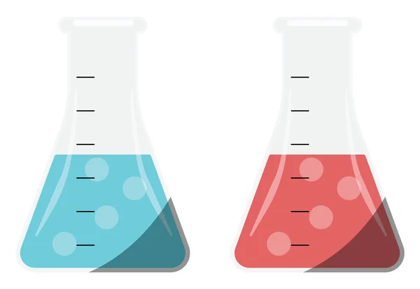 Green Flask Illustration Vector White Background Stock Vector by ...