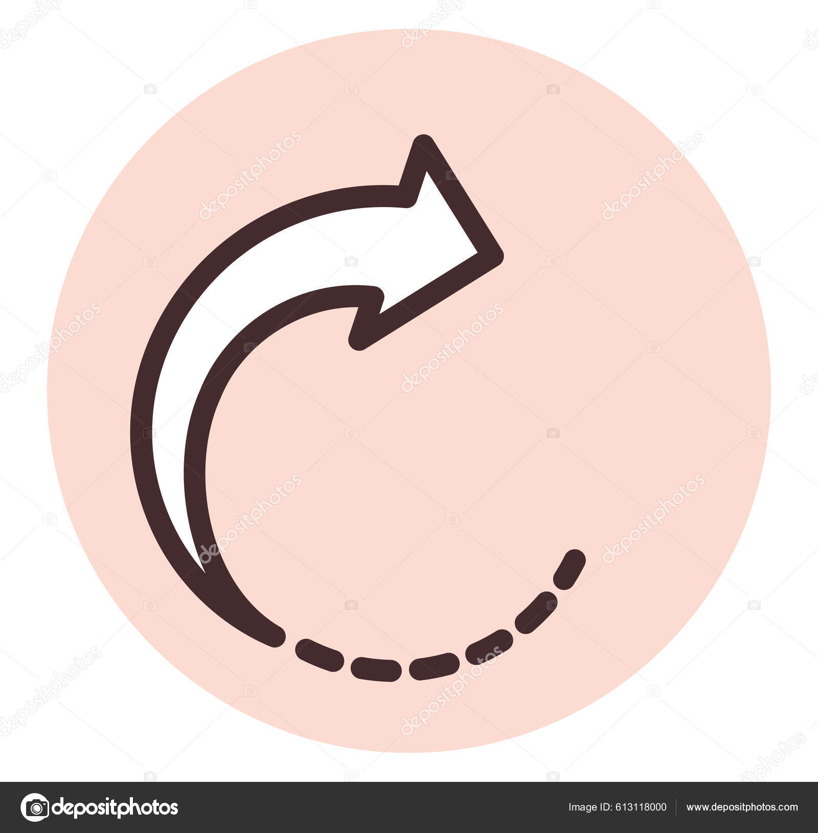 Graphic Design Rotate Illustration Vector White Background Stock Vector ...