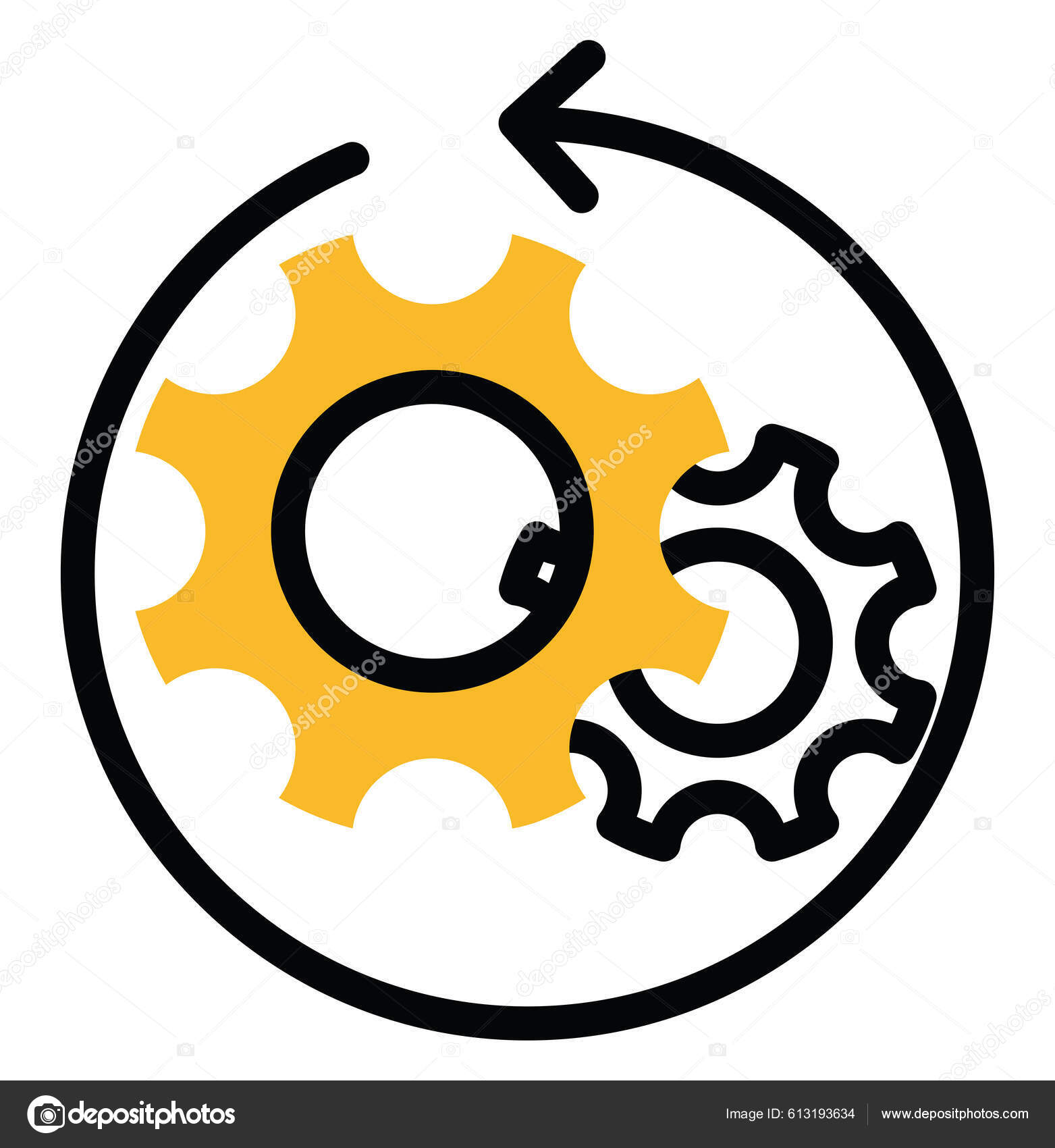 Data Optimisation Illustration Vector White Background Stock Vector by ...