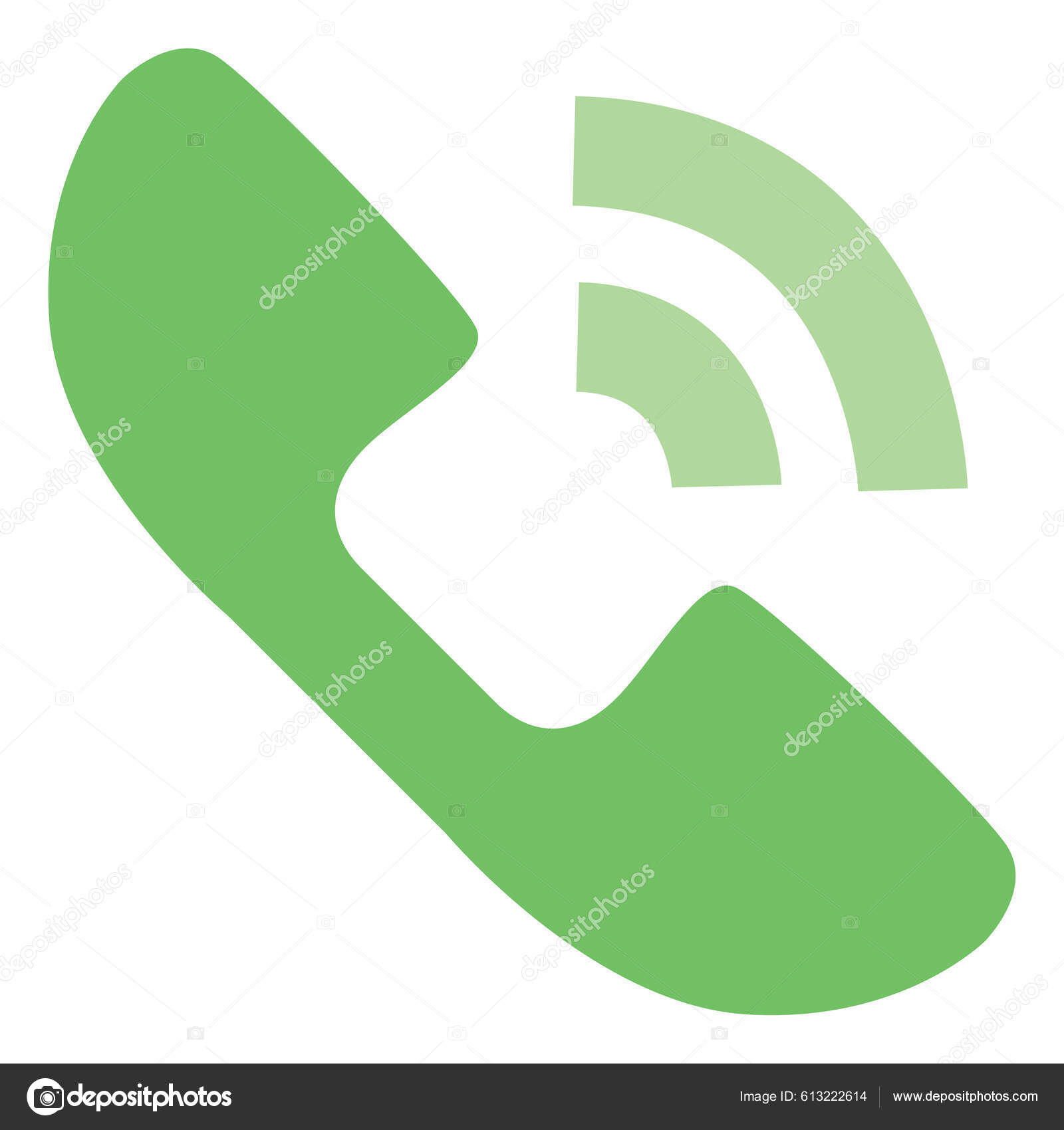 Work Call Illustration Vector White Background Stock Vector by ...