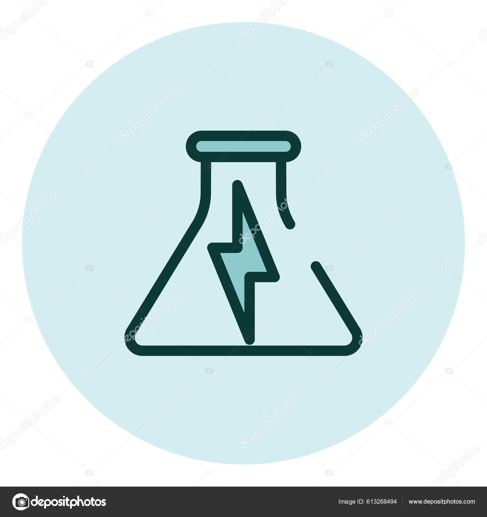 Electrochemistry Science Illustration Vector White Background Stock ...