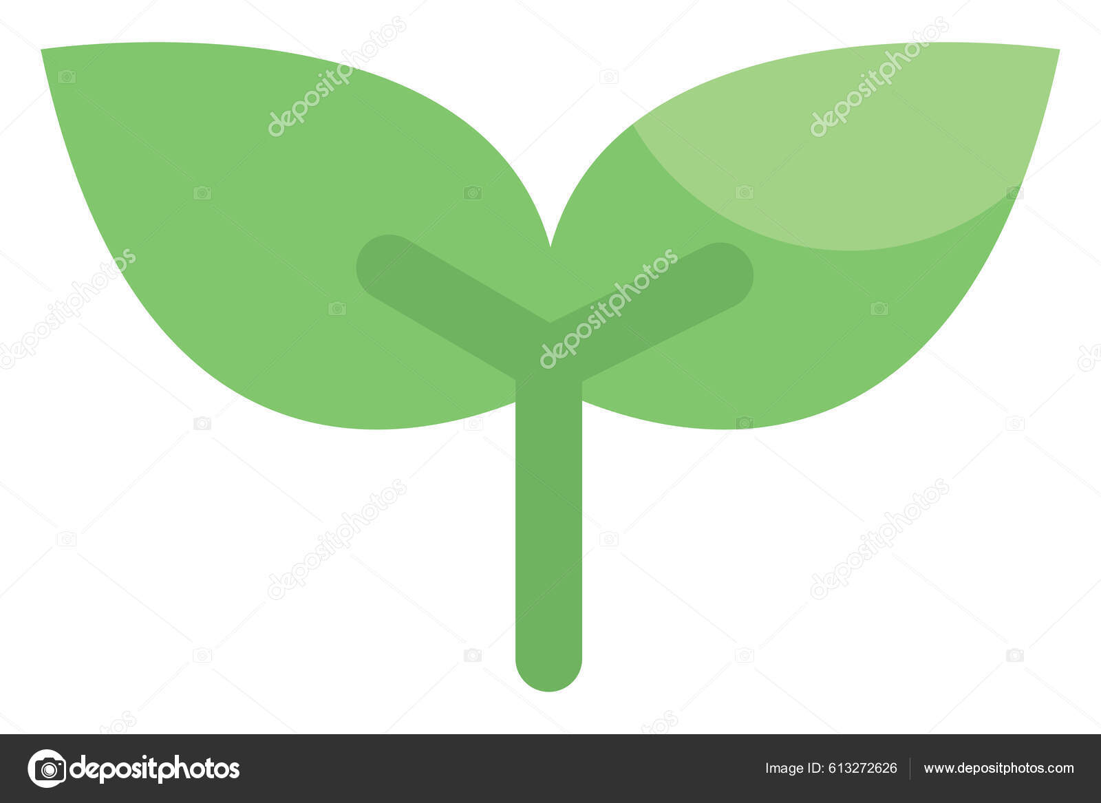 Spring Sprout Illustration Vector White Background Stock Vector by ...
