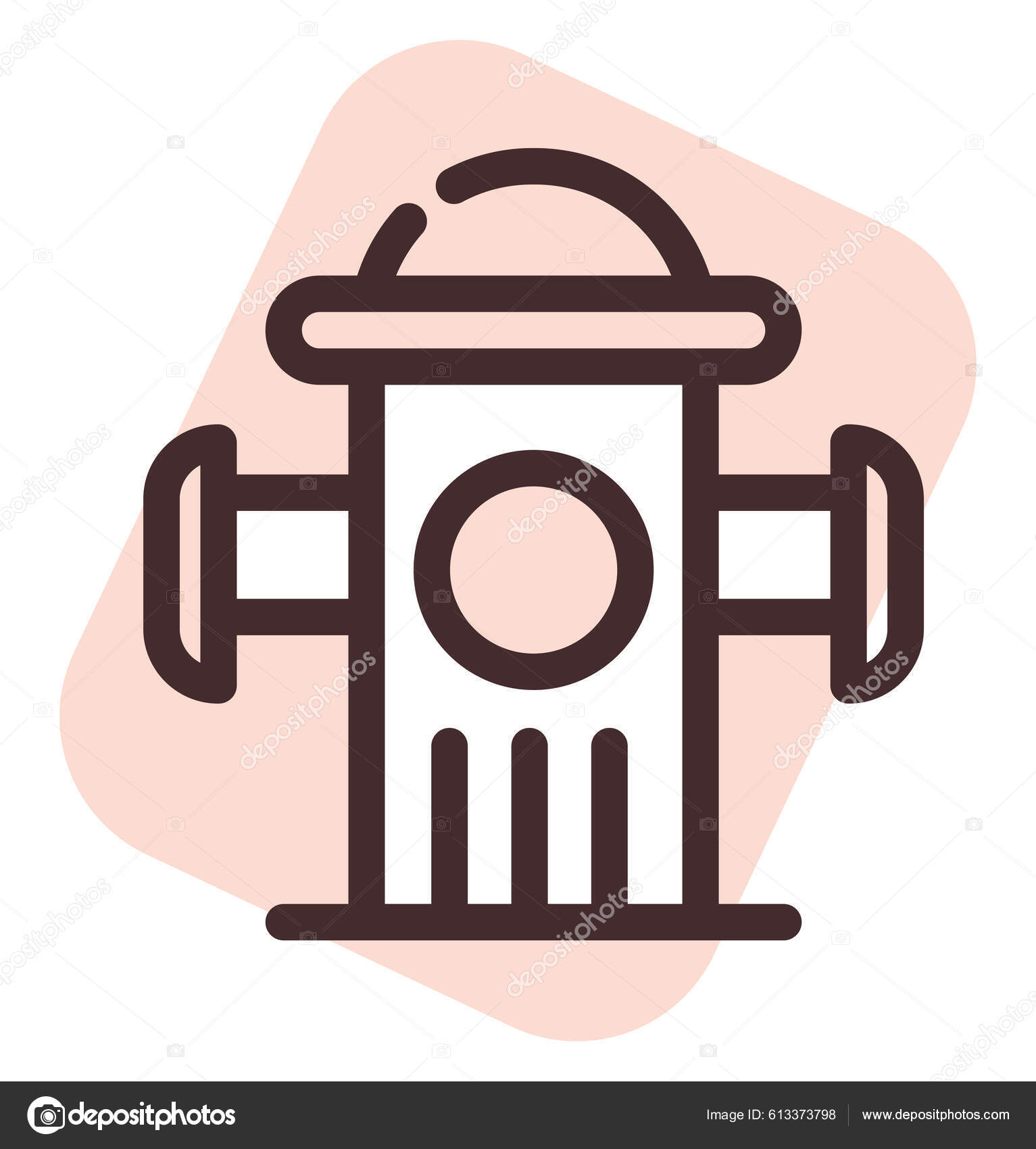 Water Hydrant Illustration Vector White Background Stock Vector by ...