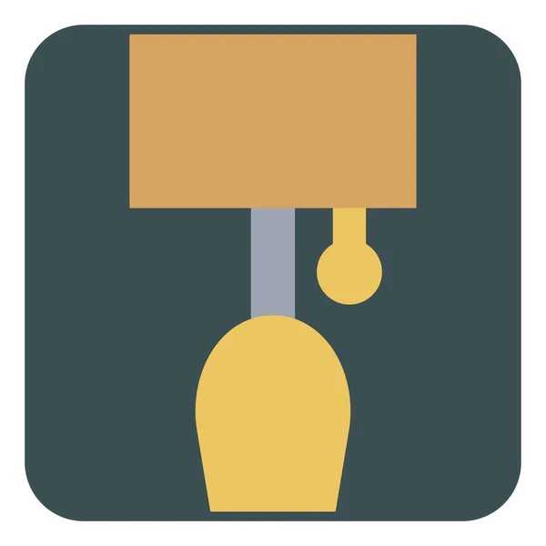 Two Lamps Ceiling Illustration White Background Stock Vector by ...