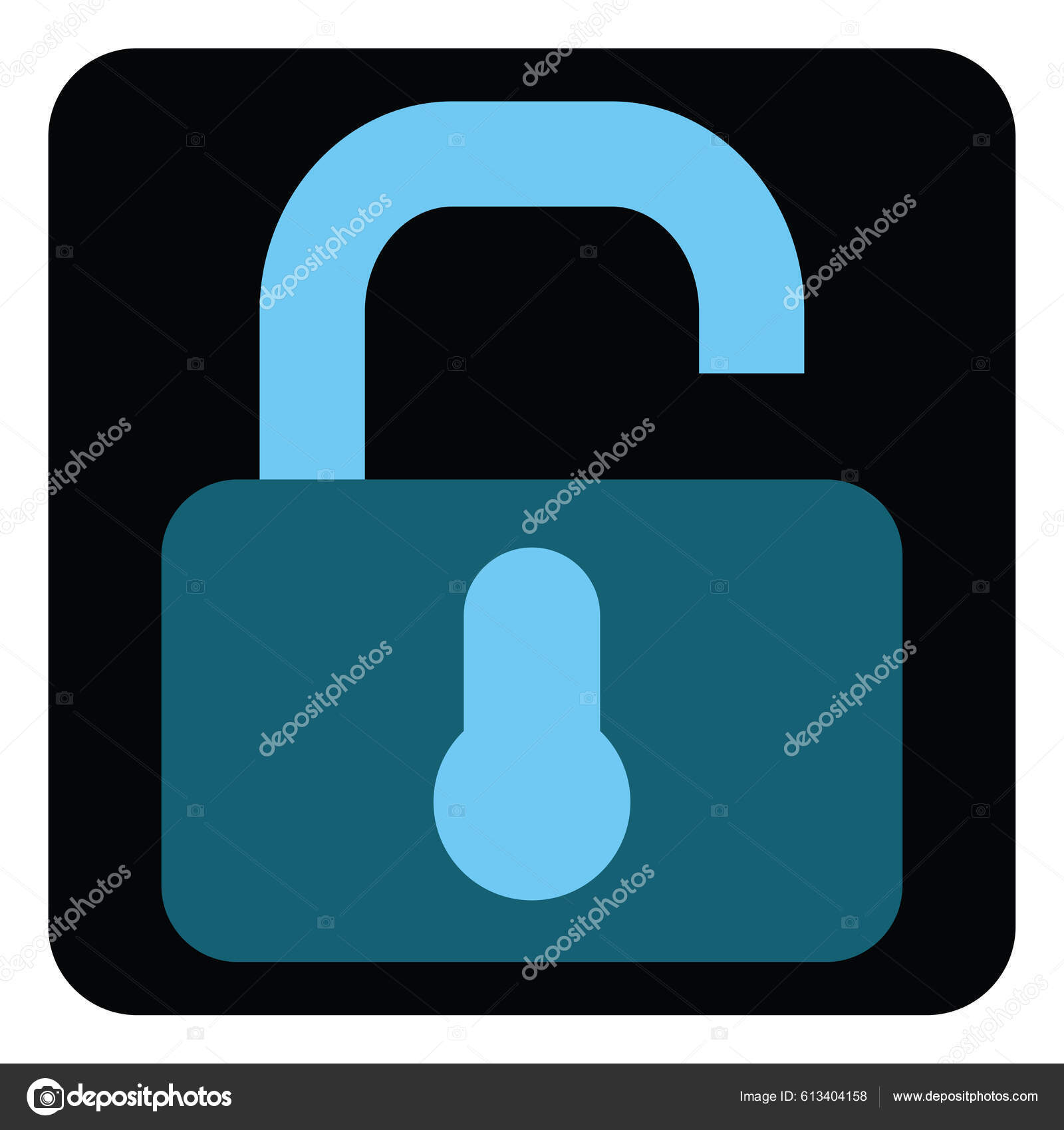 Phone Unlock Illustration Vector White Background Stock Vector by ...