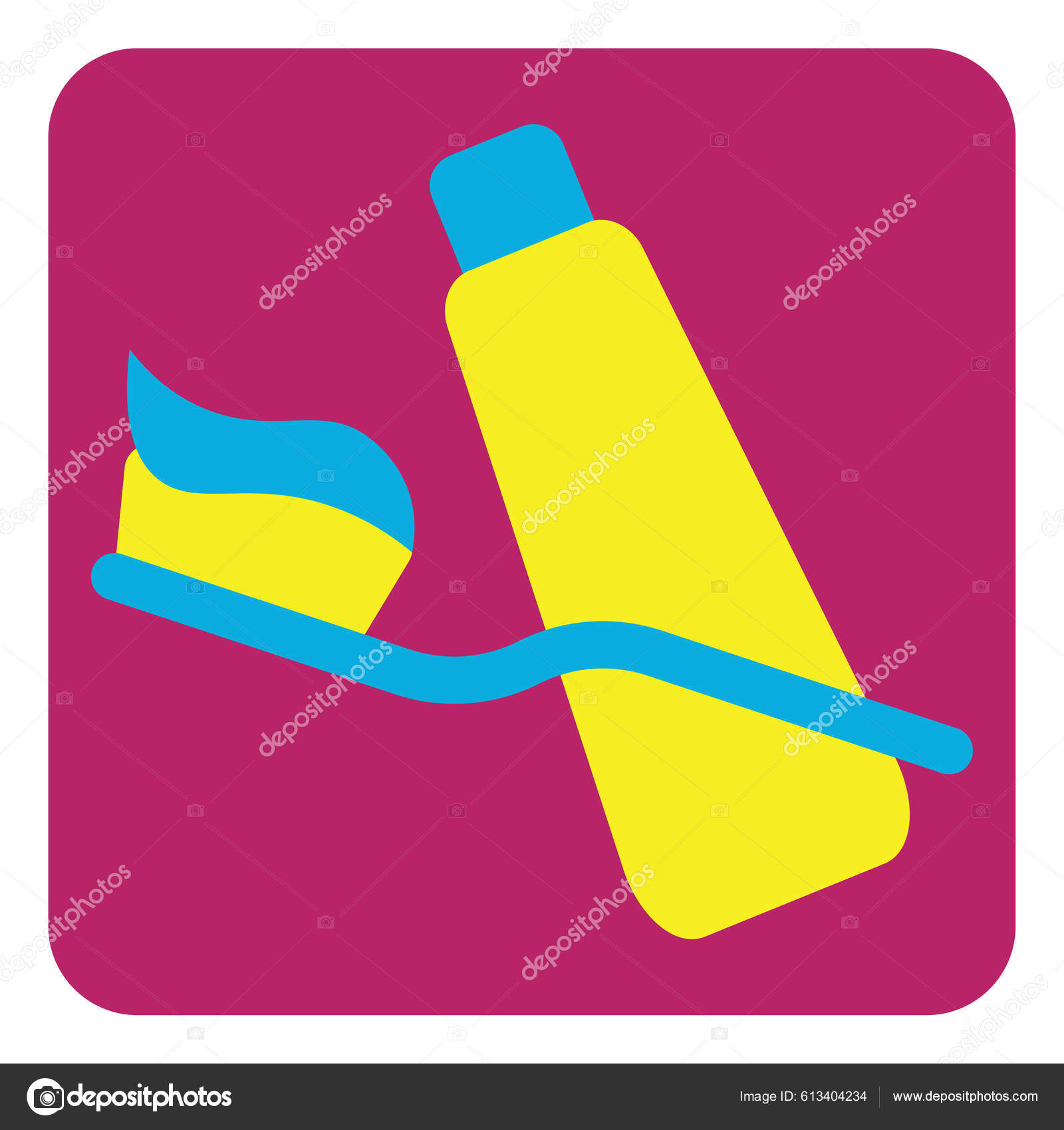 Dental Hygiene Illustration Vector White Background Stock Vector by ...