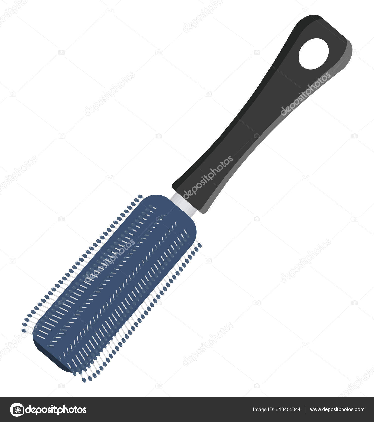 Plastic Hair Comb Illustration Vector White Background Stock Vector by ...