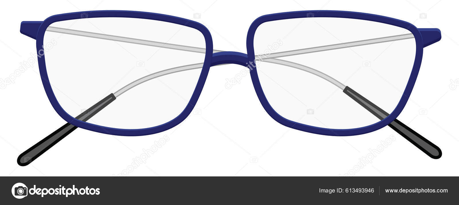 Blue Specs Illustration Vector White Background Stock Vector by ...