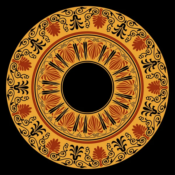 Greek national round pattern Stock Vector by ©marina_ua 34479029