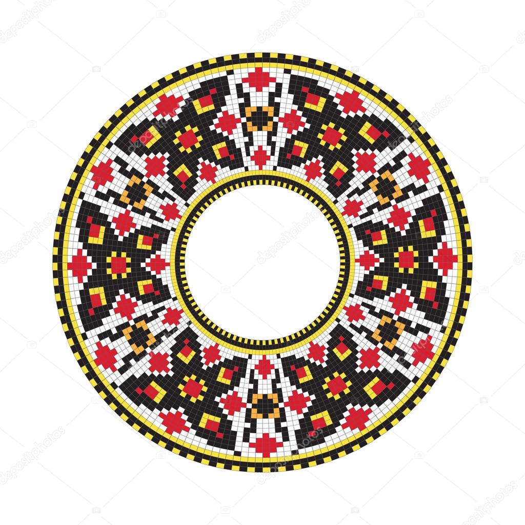 Ukrainian national round pattern Stock Vector Image by ©marina_ua #34479449