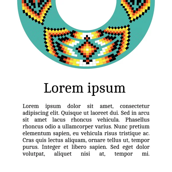 Frame template with native american Stock Vector Image by ©marina_ua ...