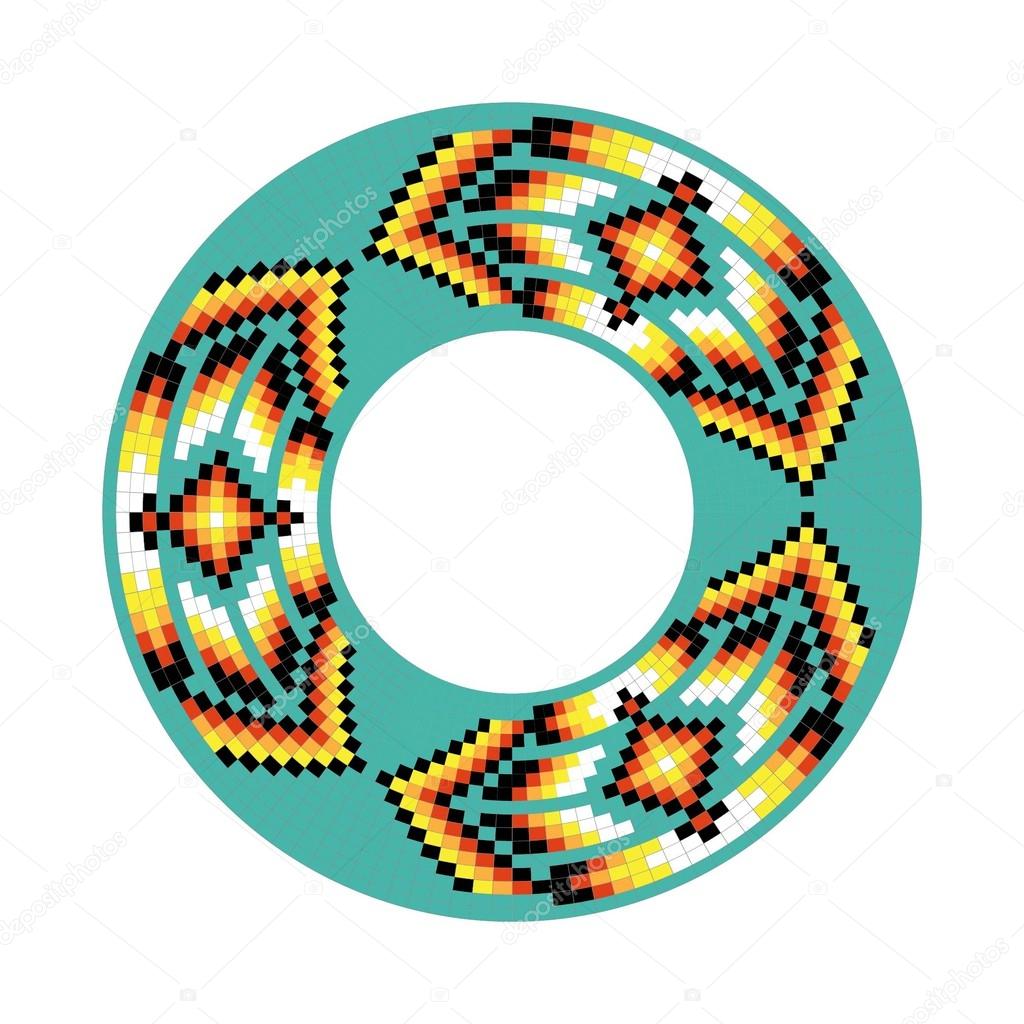 Native American Circle Border
