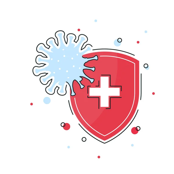 Immune system icon in cartoon style, vector Stock Vector by ©marina_ua ...