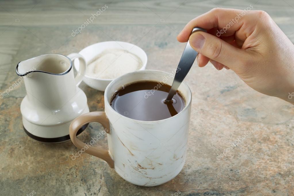 Stirring Coffee Stock Photo by ©tab62 43400977
