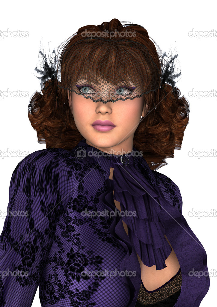 Lady in Purple — Stock Photo © PhotosVac #48947259
