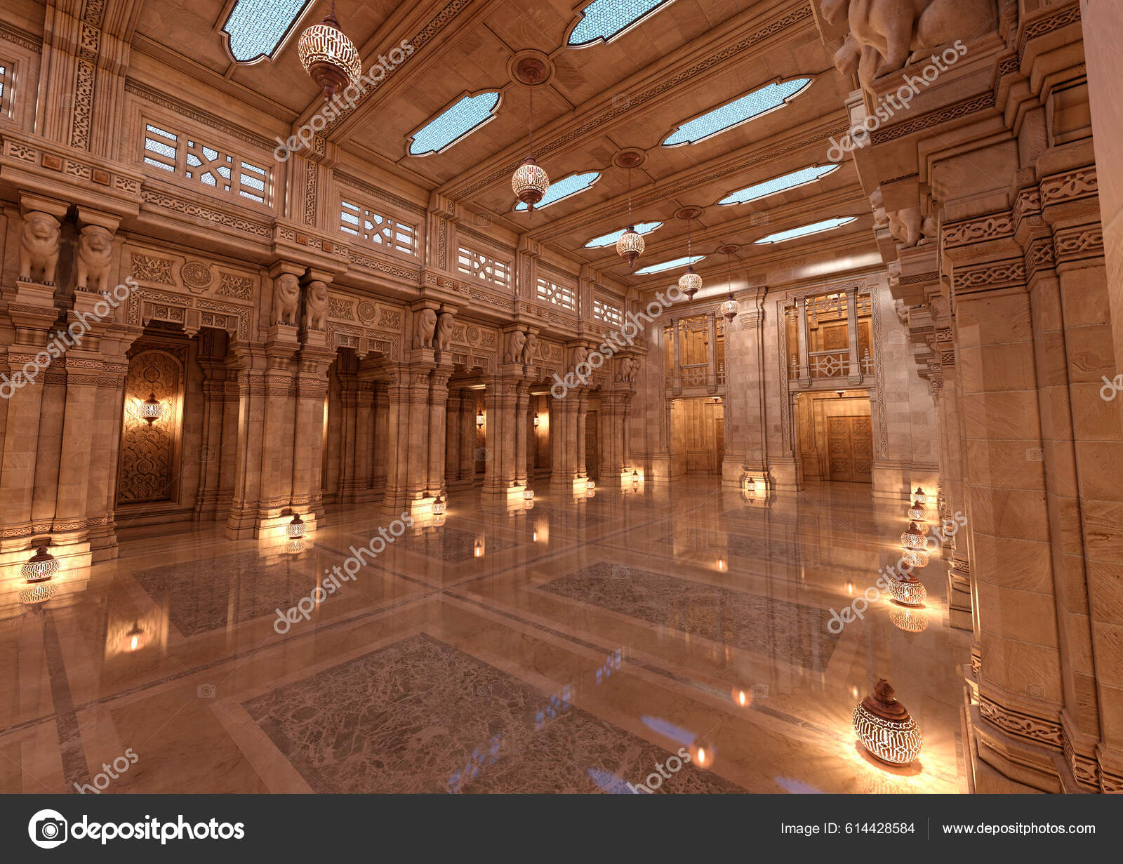 Ancient Palace Interior