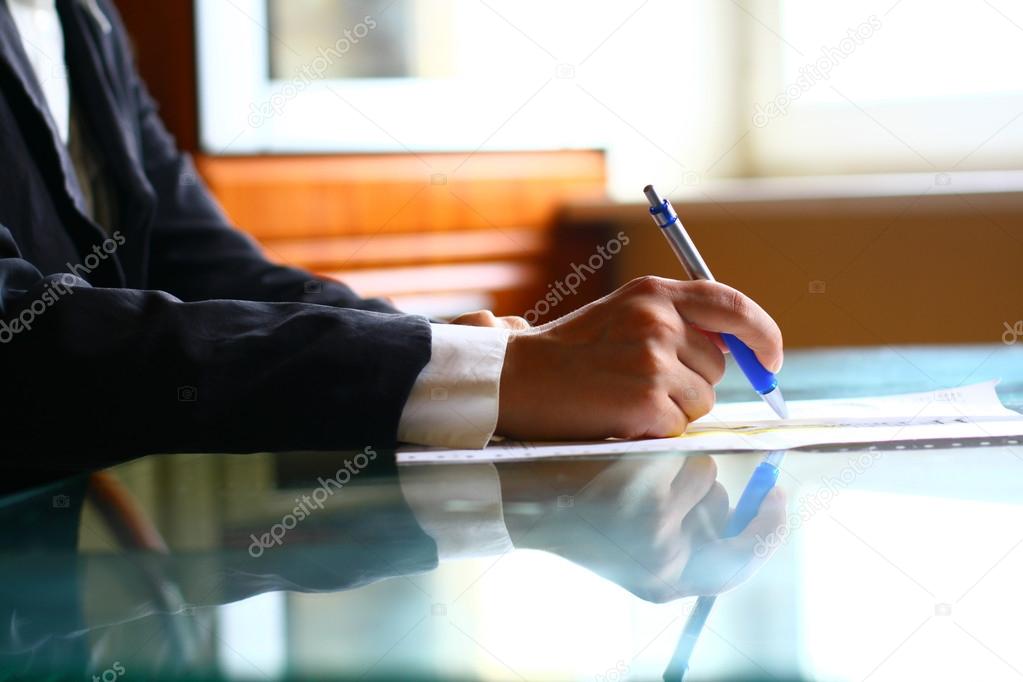 Pen work hand Stock Photo by ©yellow2j 25317371