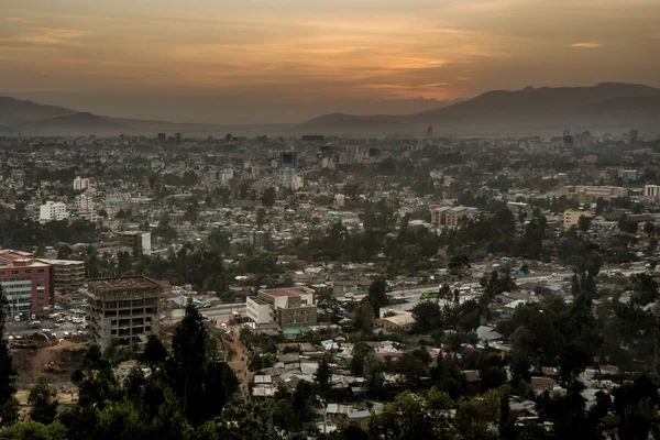 Aerial view of Addis Ababa — Stock Photo © derejeb #46206741
