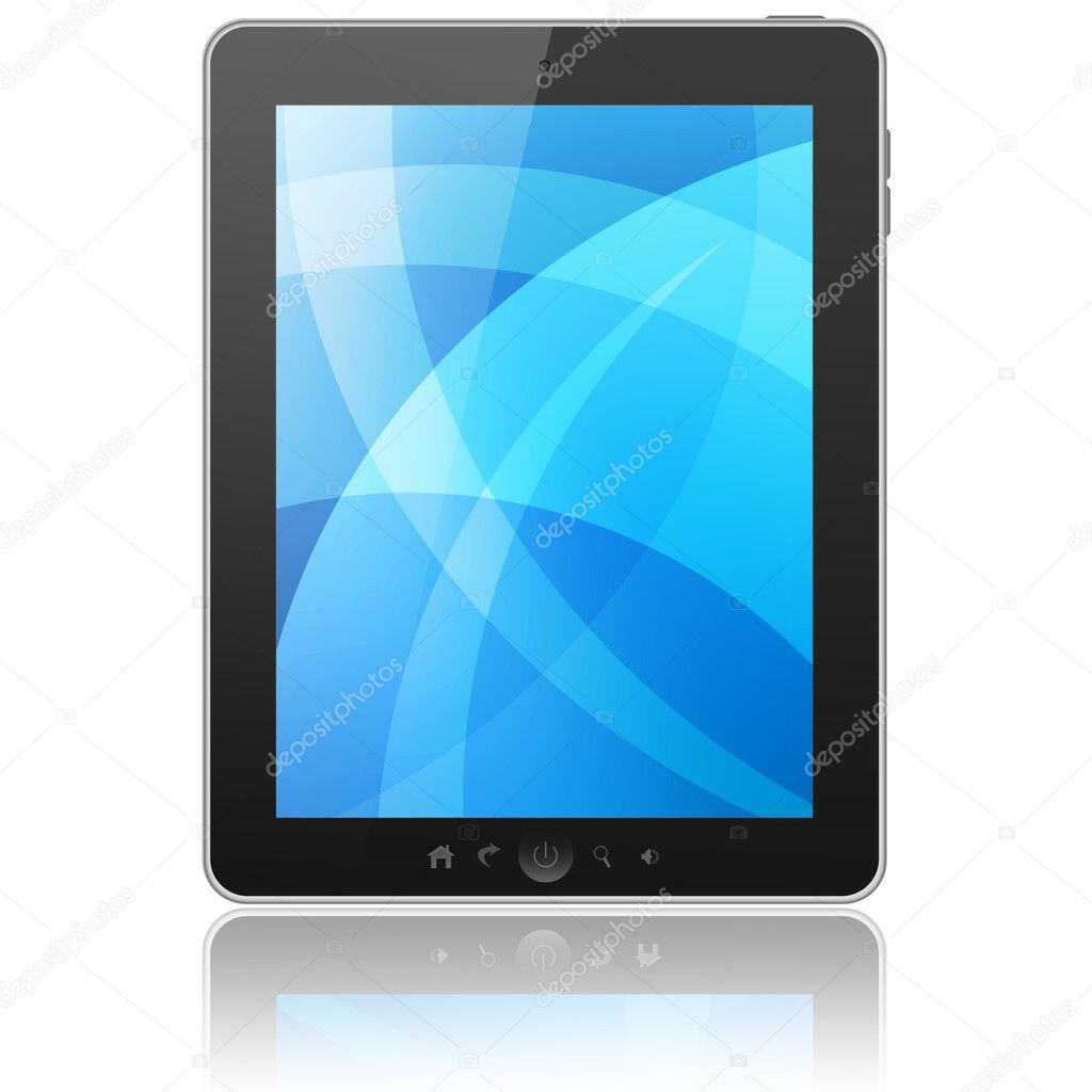 Tablet pc and mobile phone — Stock Photo © Nik_Merkulov #15873979