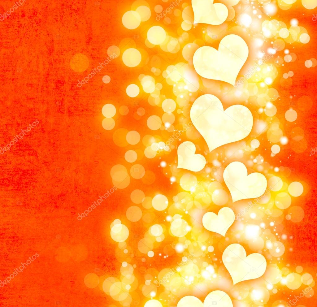Images Of Orange Hearts Two Orange Heart Shaped Balloons With The Text