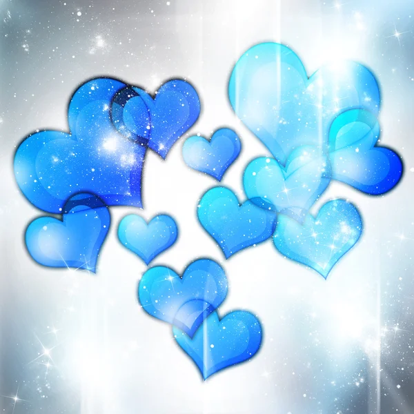 Corazones Azules De Amor